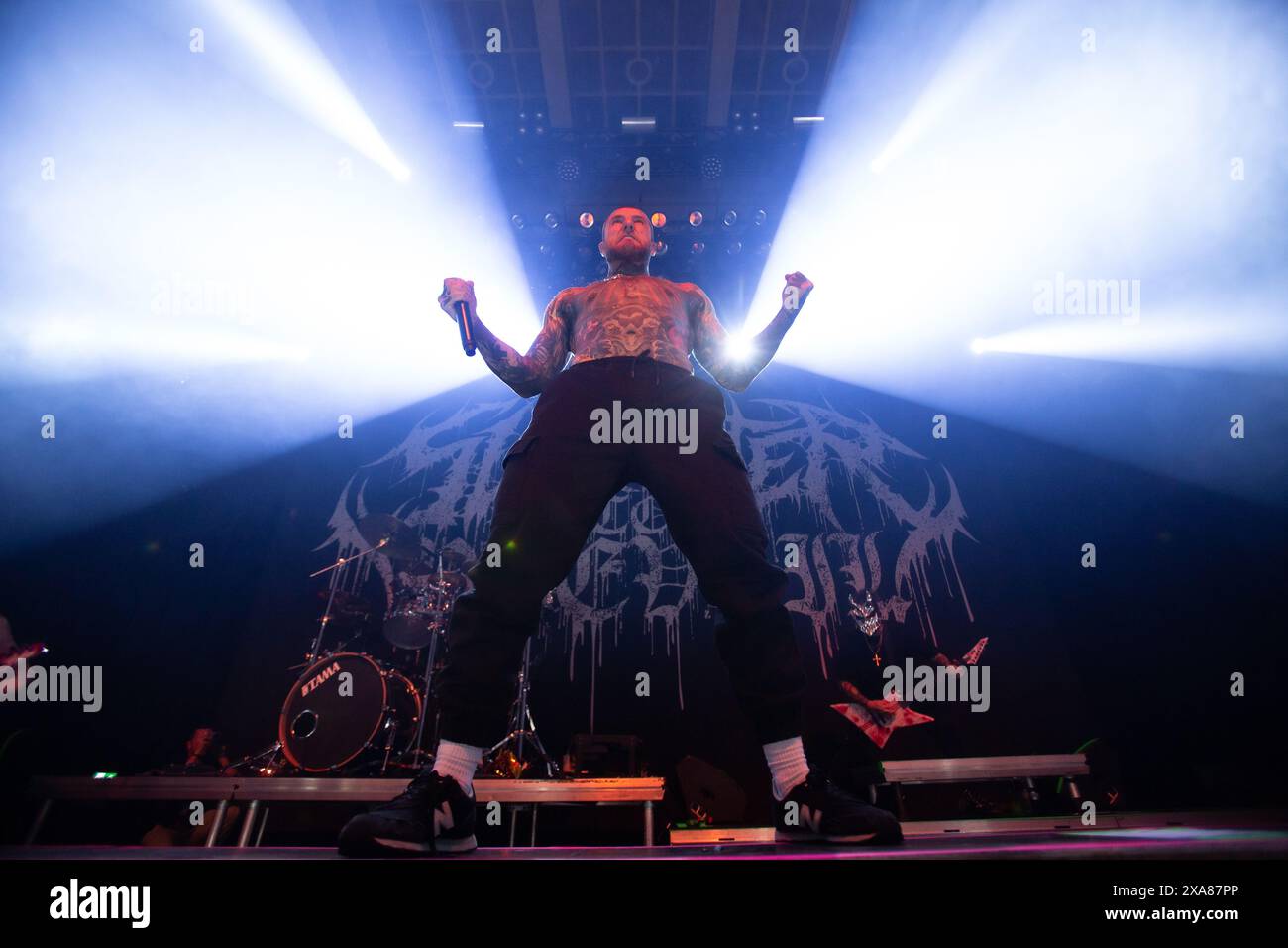 Oslo, Norway. 04th June, 2024. The Russian deathcore band Slaughter to ...