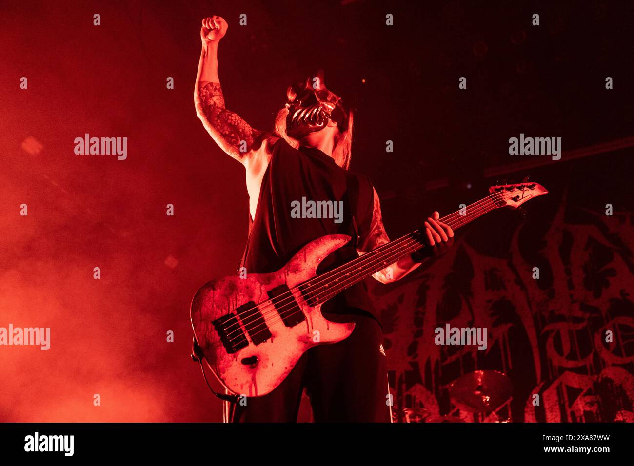 Oslo, Norway. 04th June, 2024. The Russian deathcore band Slaughter to ...