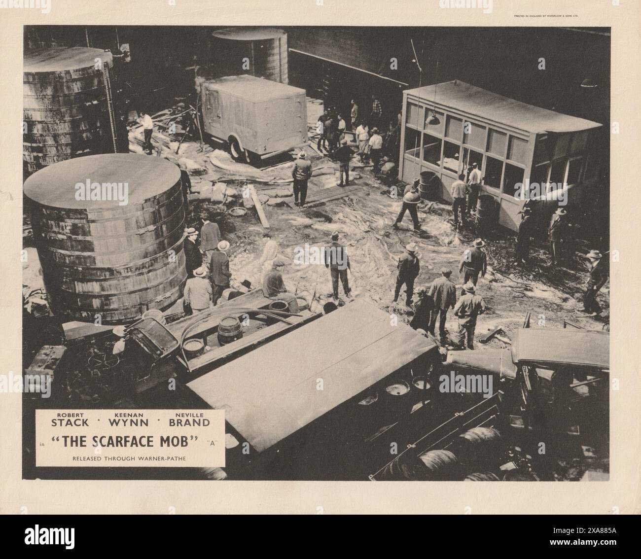 The Scarface Mob (Desilu, 1962). Robert Stack Stock Photo - Alamy