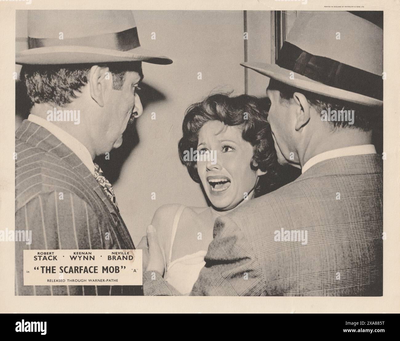The Scarface Mob (Desilu, 1962). Robert Stack Stock Photo - Alamy