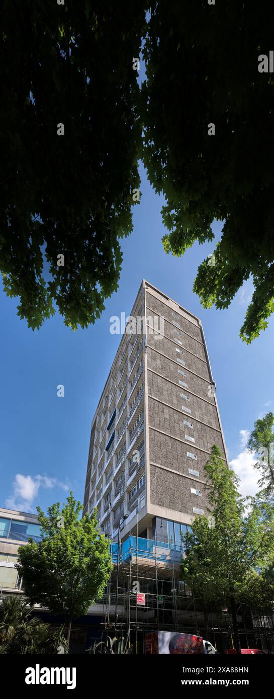 Campden Hill Towers flats, Kensington, London, England Stock Photo - Alamy
