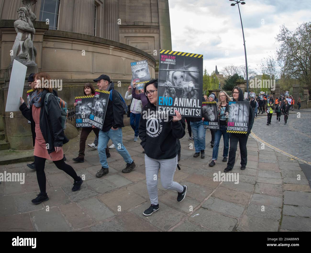 World Day for Animals in Laboratories March and Rally 2024, Liverpool ...