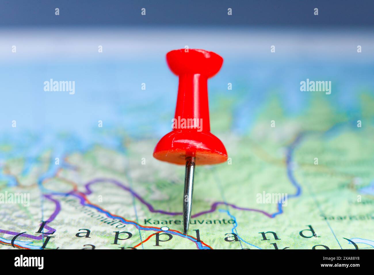 Map of lapland hi-res stock photography and images - Alamy