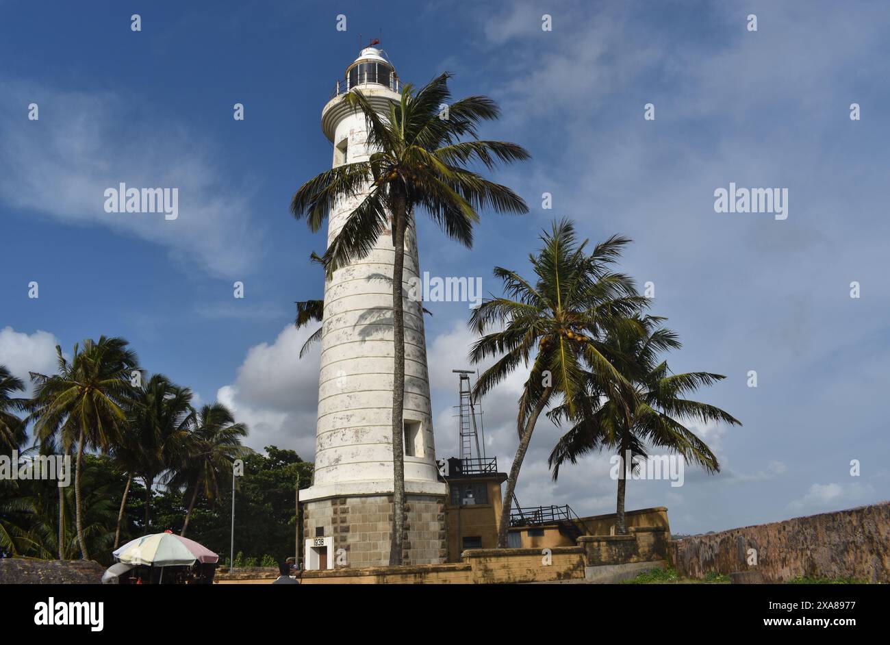 The Galle clock tower built in 1938. The Galle Fort, also known as the ...