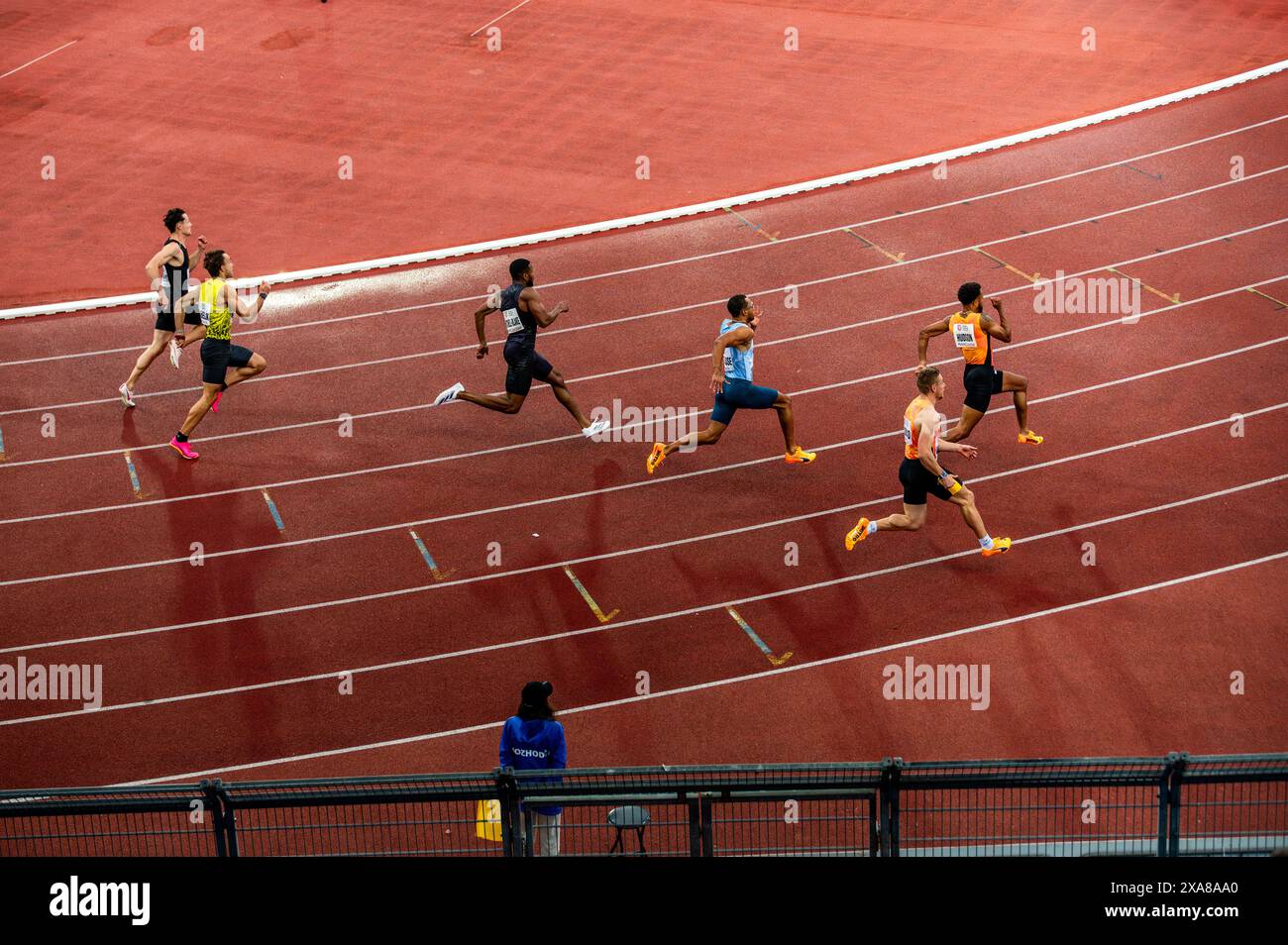 OSTRAVA, CZECHIA, MAY 28, 2024: Professional Track and Field Stars ...