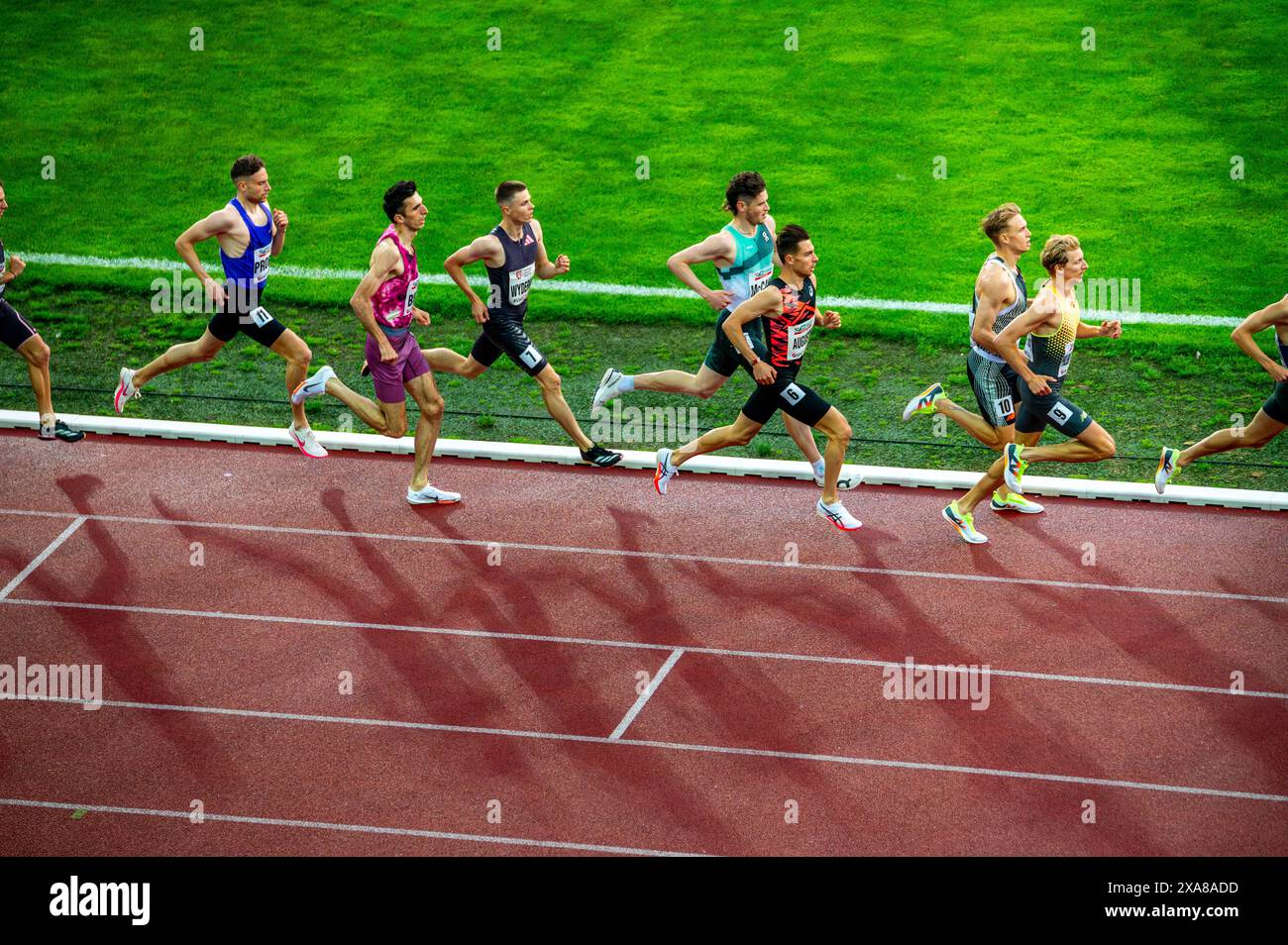 OSTRAVA, CZECHIA, MAY 28, 2024: Elite Male Endurance Runners Dominate ...