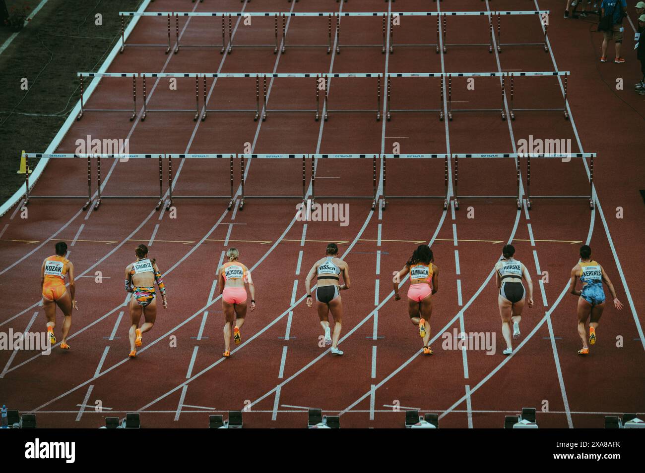 OSTRAVA, CZECHIA, MAY 28, 2024: Explosive Start: Professional Female ...