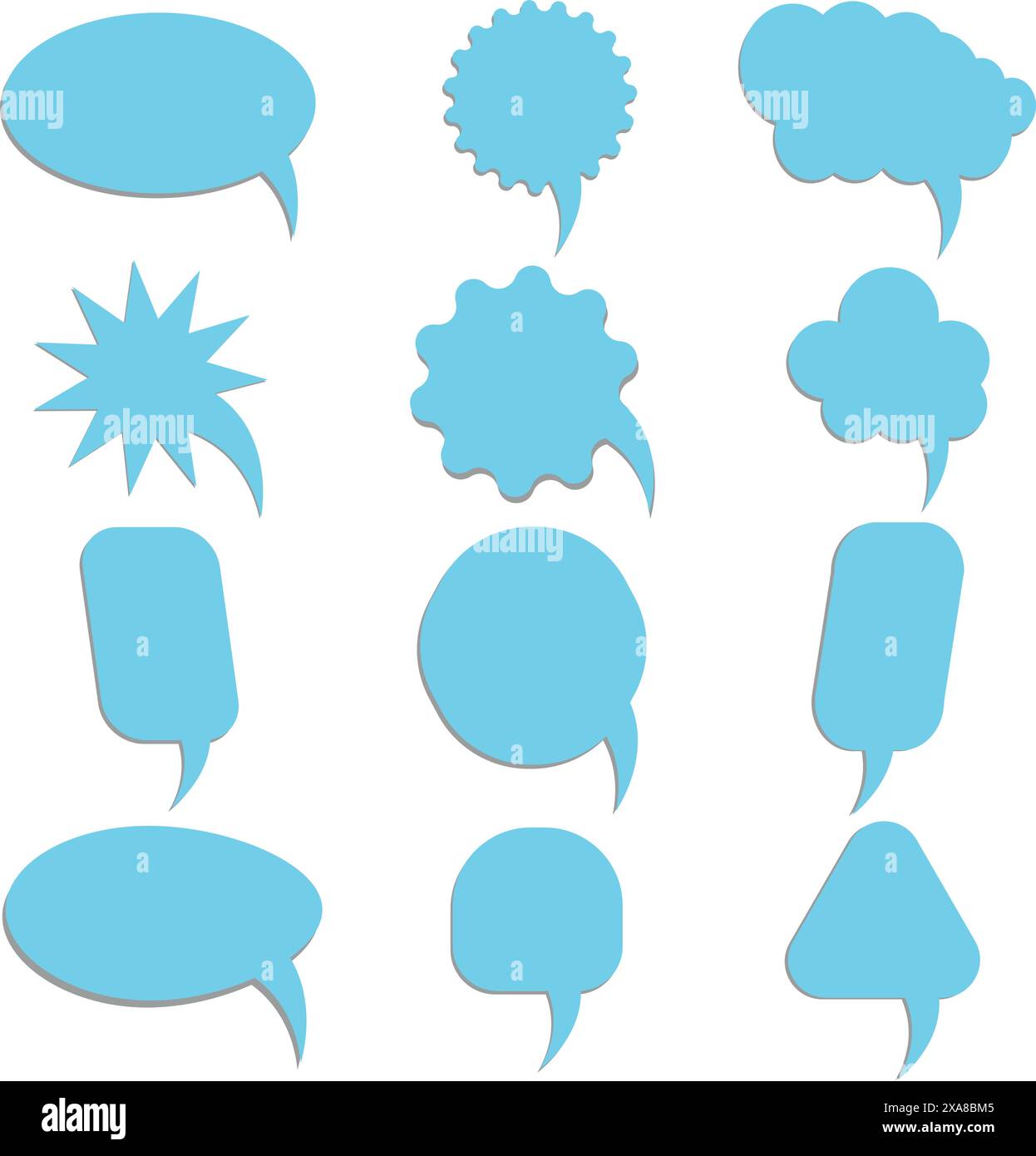 Message box thought bubble Stock Vector Images - Alamy