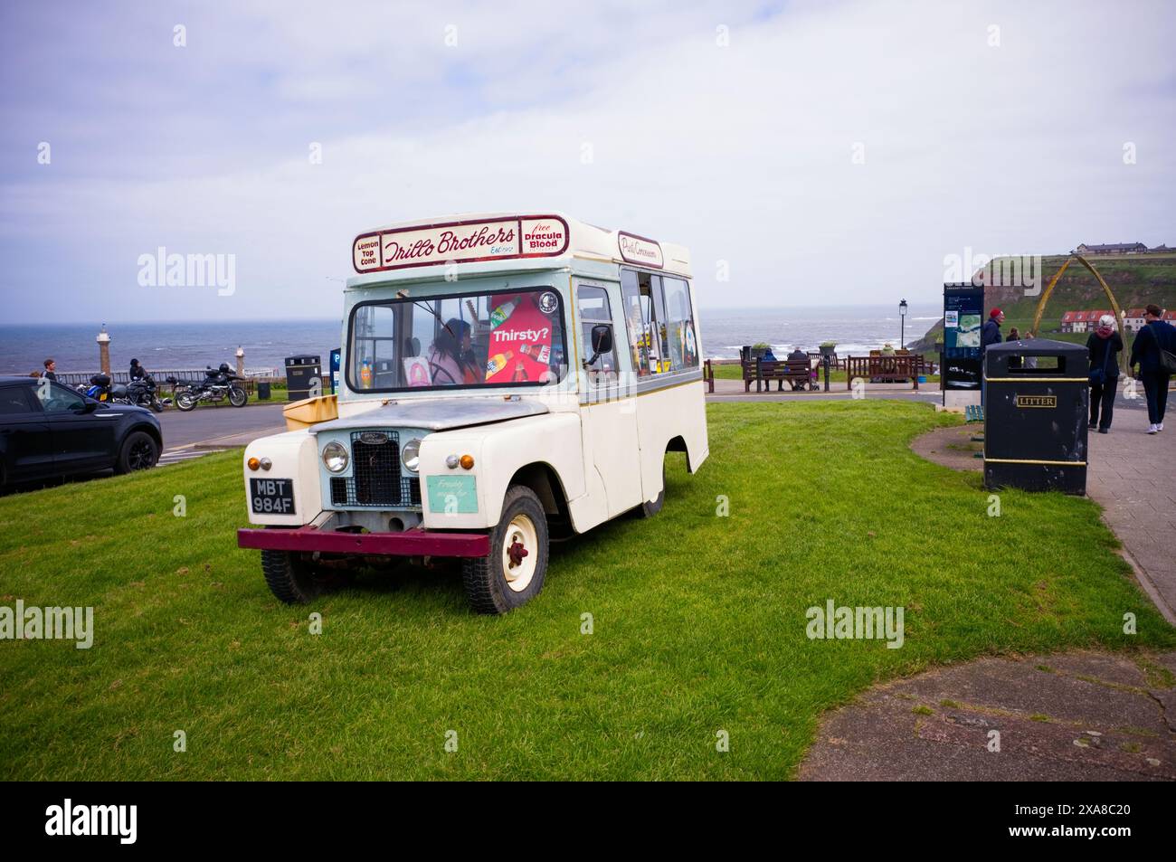 Trillo Bothers local ice cream van based on a Land Rover Defender in ...
