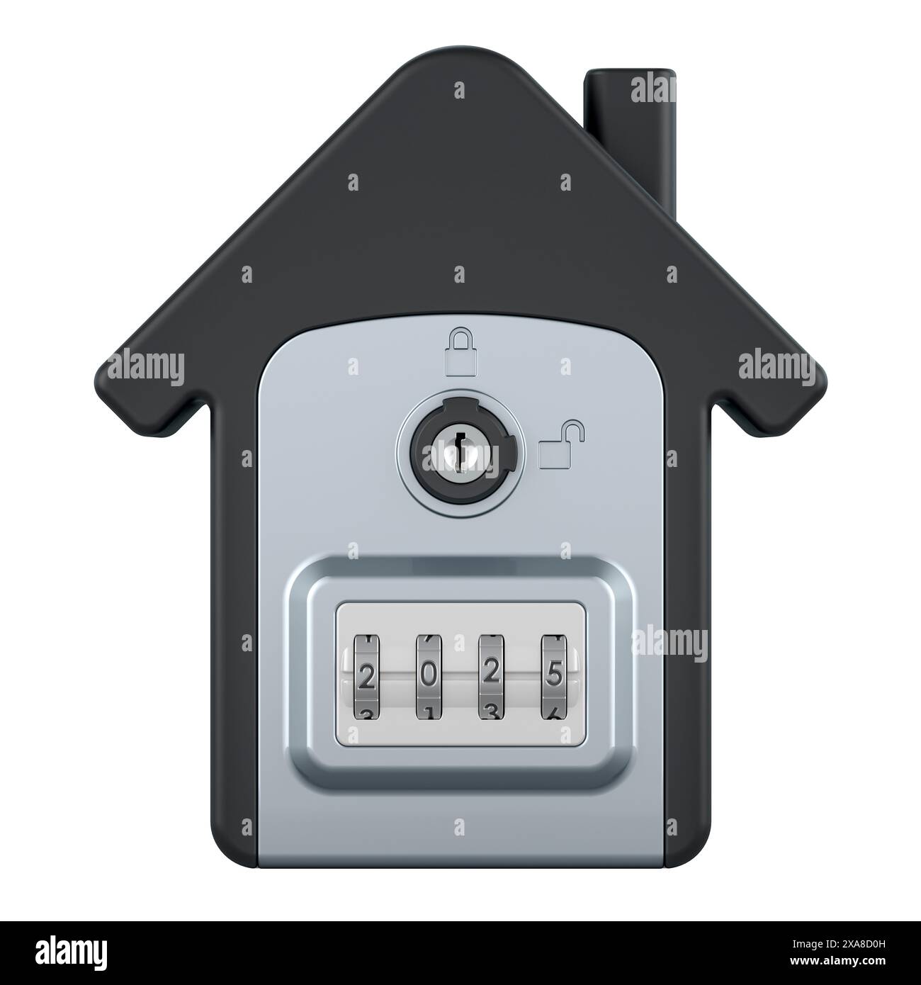 Security lock box with 4 digit code, for storage and transfer of keys ...