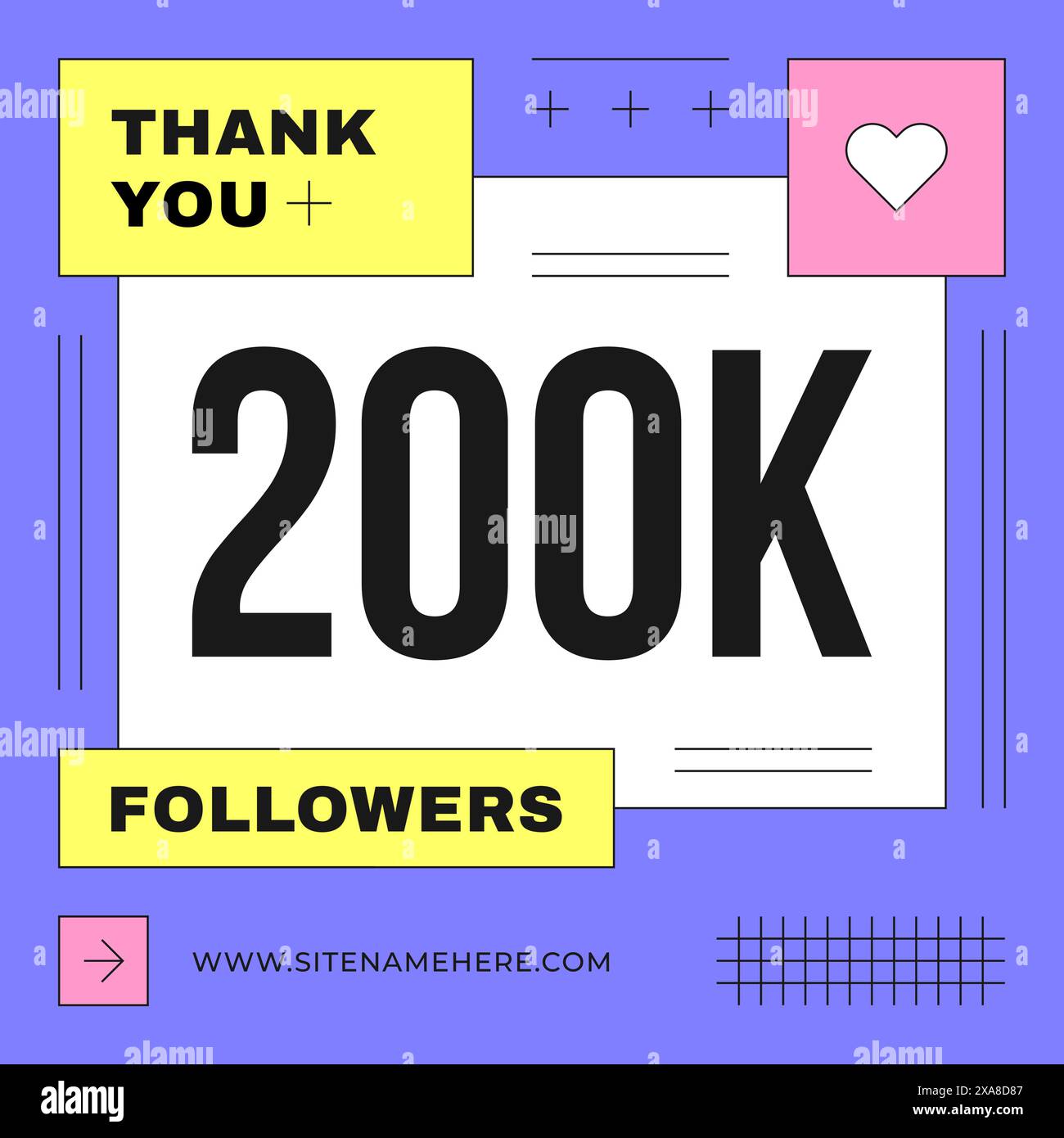 Thank you internet blog network message anniversary celebrate design ...