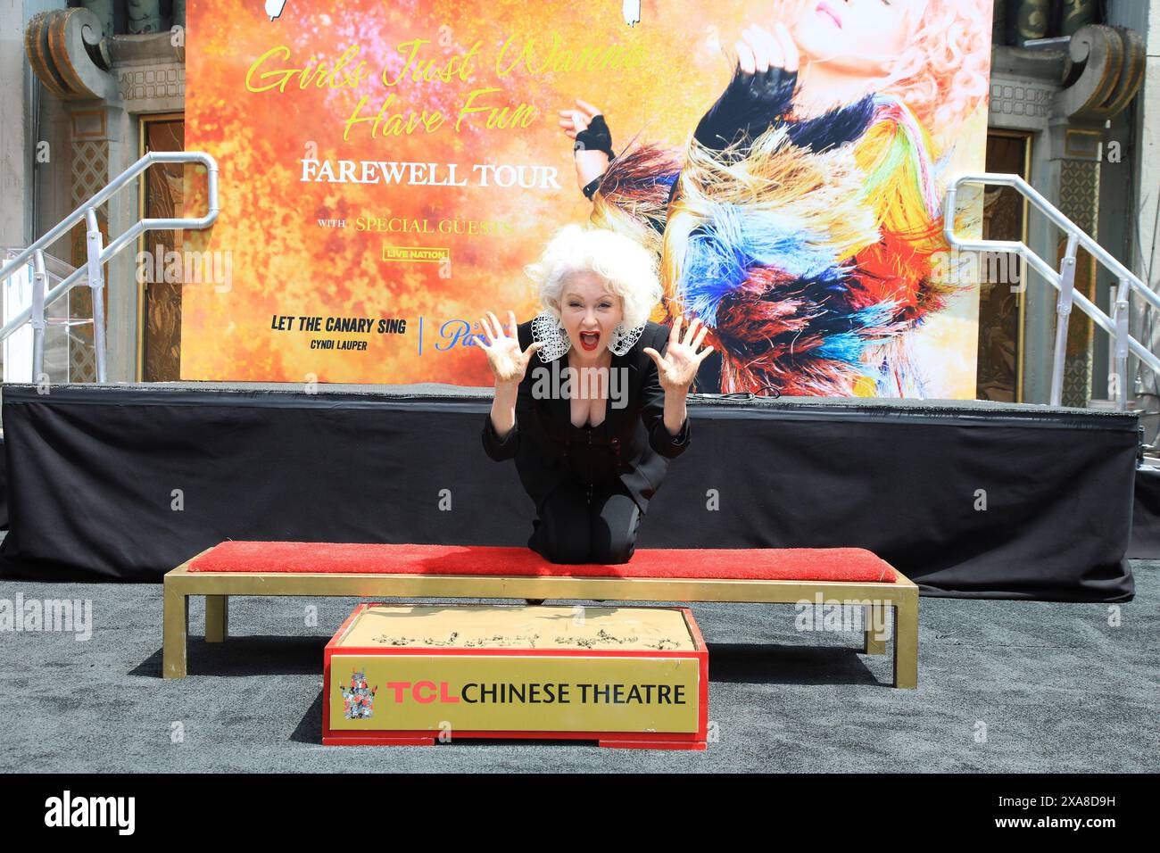 June 5, 2024, Los Angeles, California, USA: Cyndi Lauper at a ceremony ...