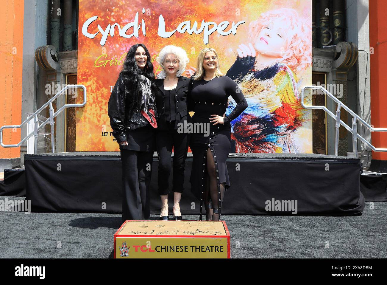 June 5, 2024, Los Angeles, California, USA: Cher, Cyndi Lauper, Bebe ...