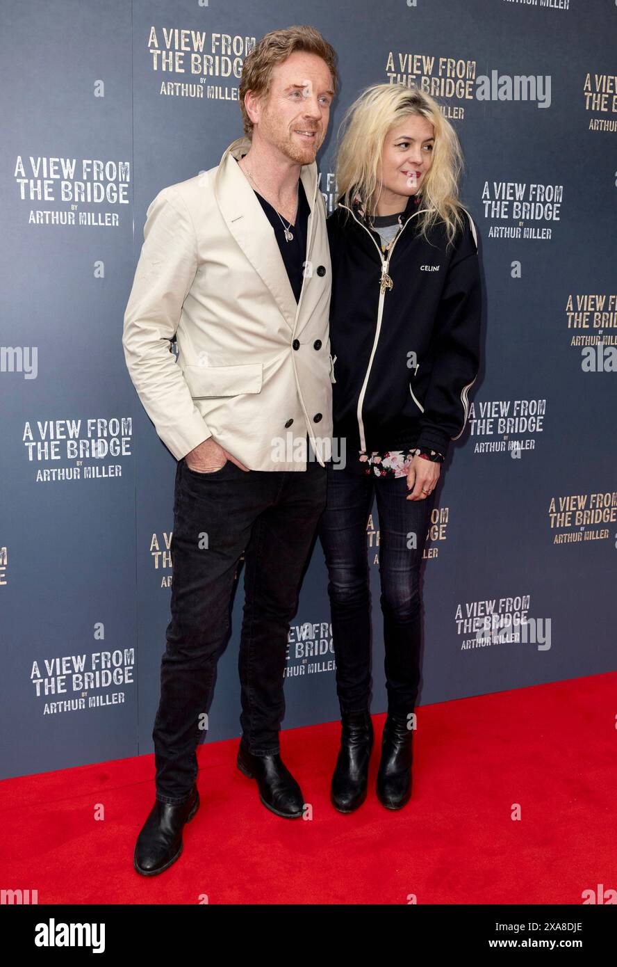 4 Jun 2024, London, England, UK - Damien Lewis and Alison Mosshart ...