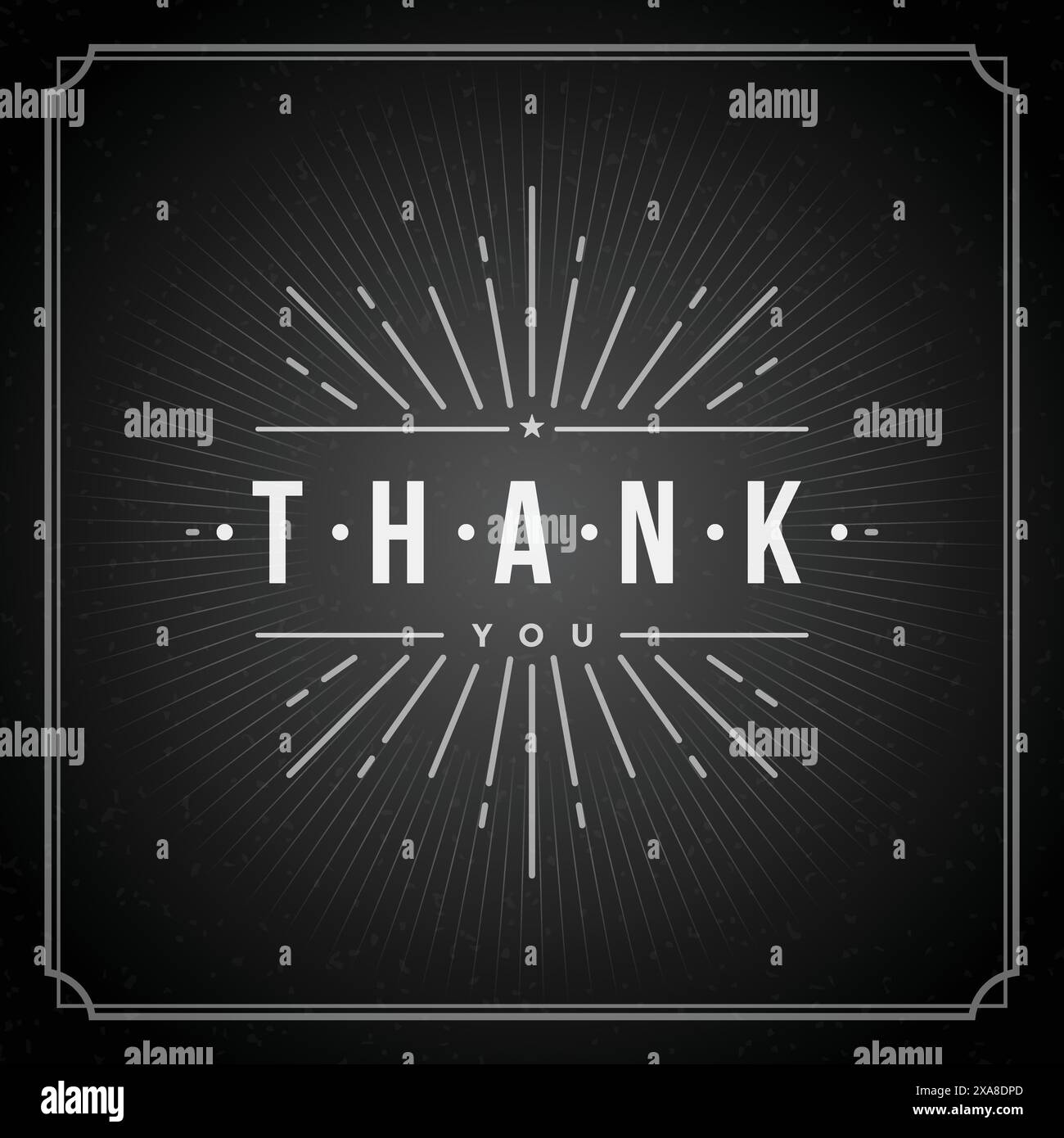 Thank You message text Vintage Greeting Card design template ...
