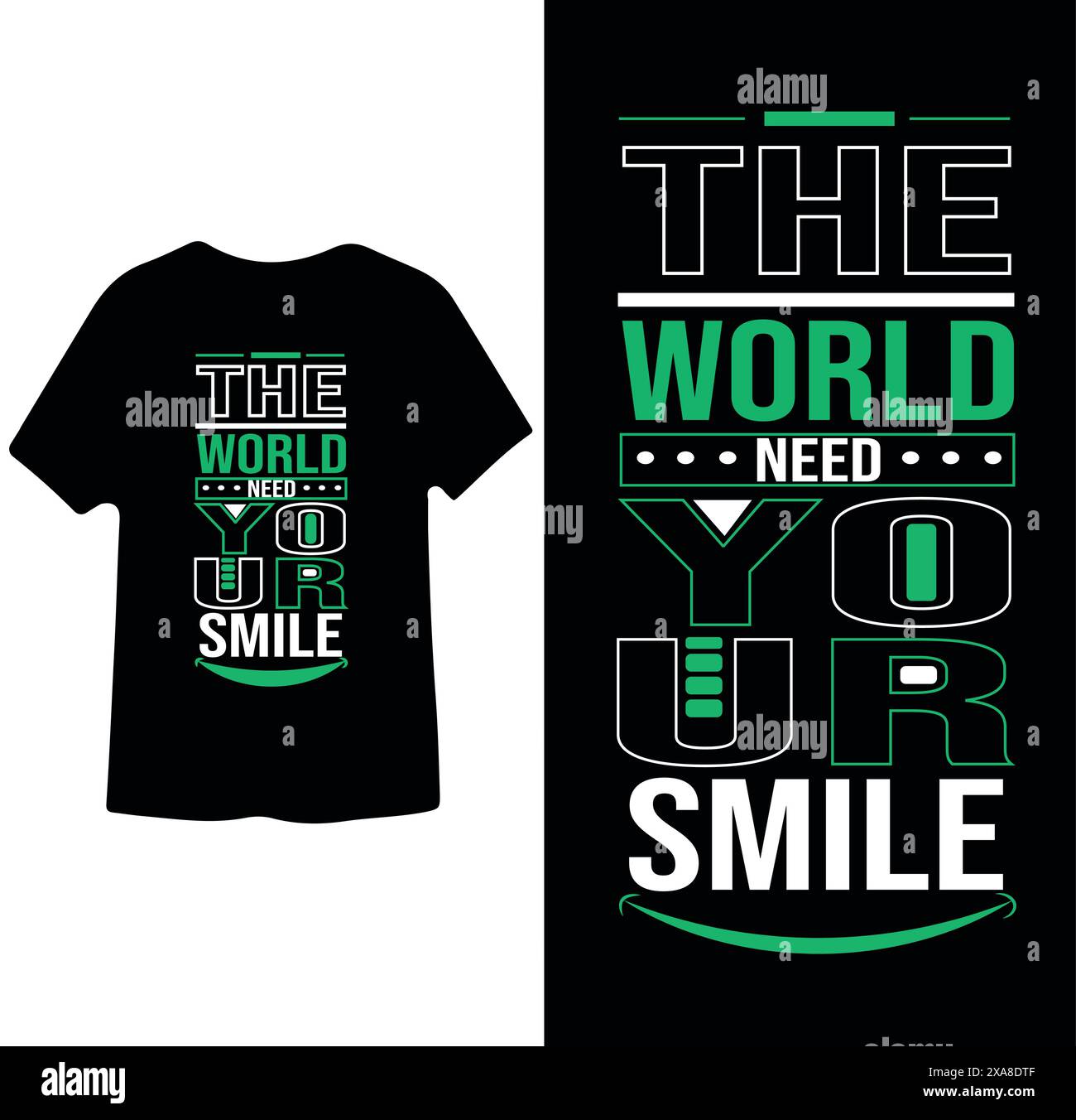 Smile word lettering design Stock Vector Images - Alamy