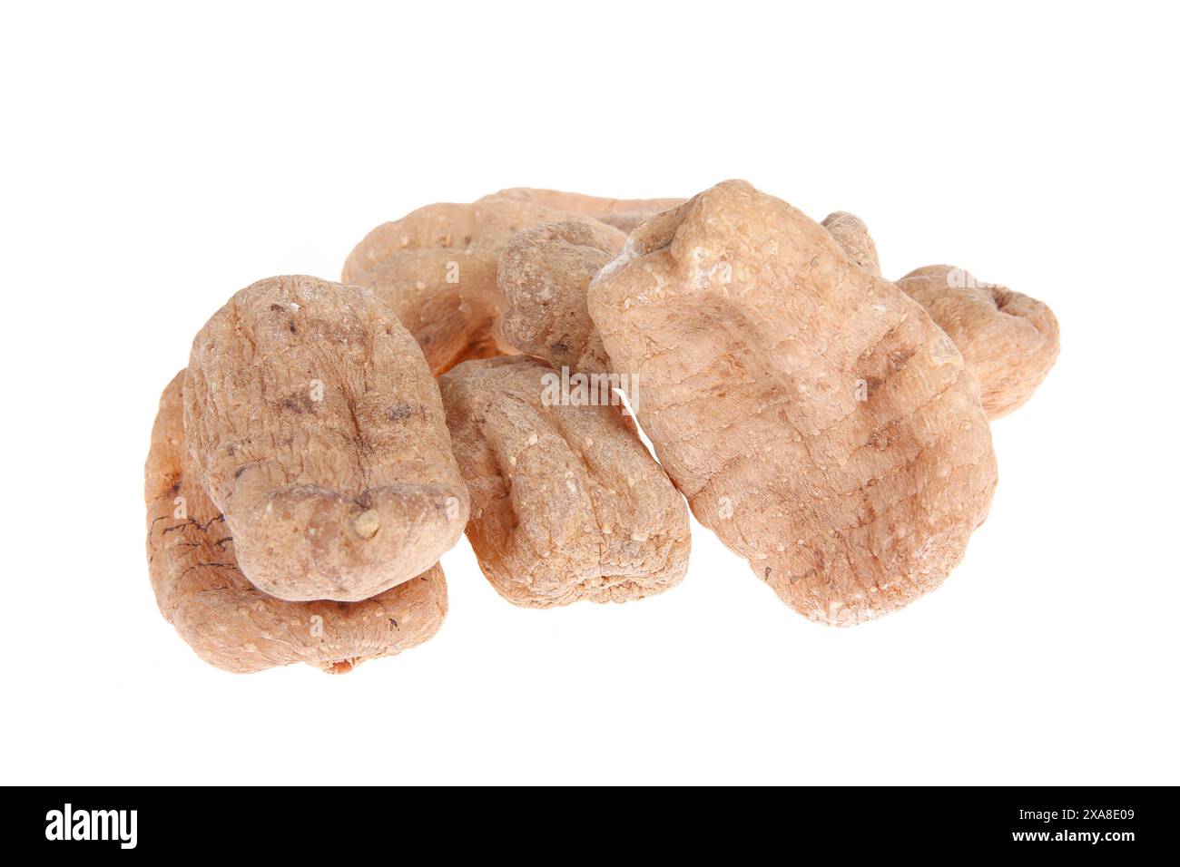 Tianma is isolated on a white background, with Chinese herbal medicine ...