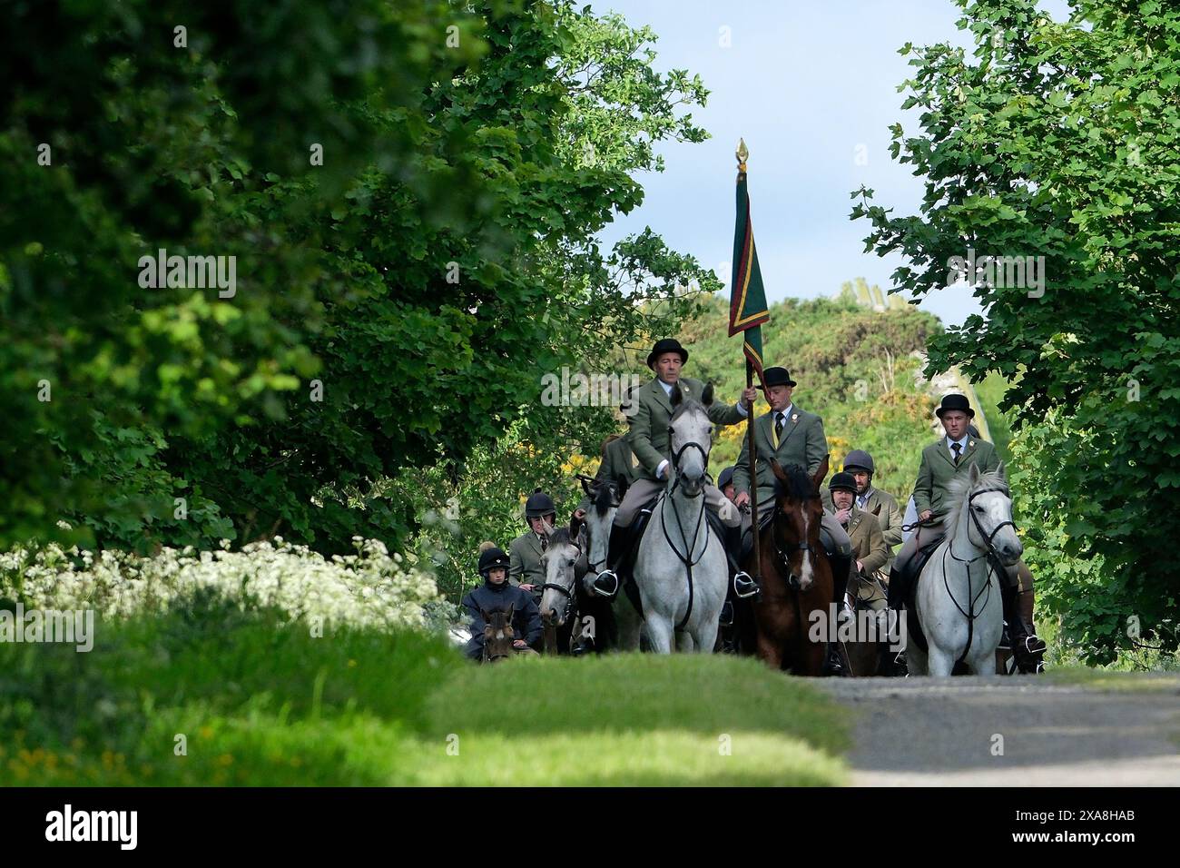 Hawick, UK. 05th June, 2024. Hawick Common Riding 2024, Shane Coltman ...