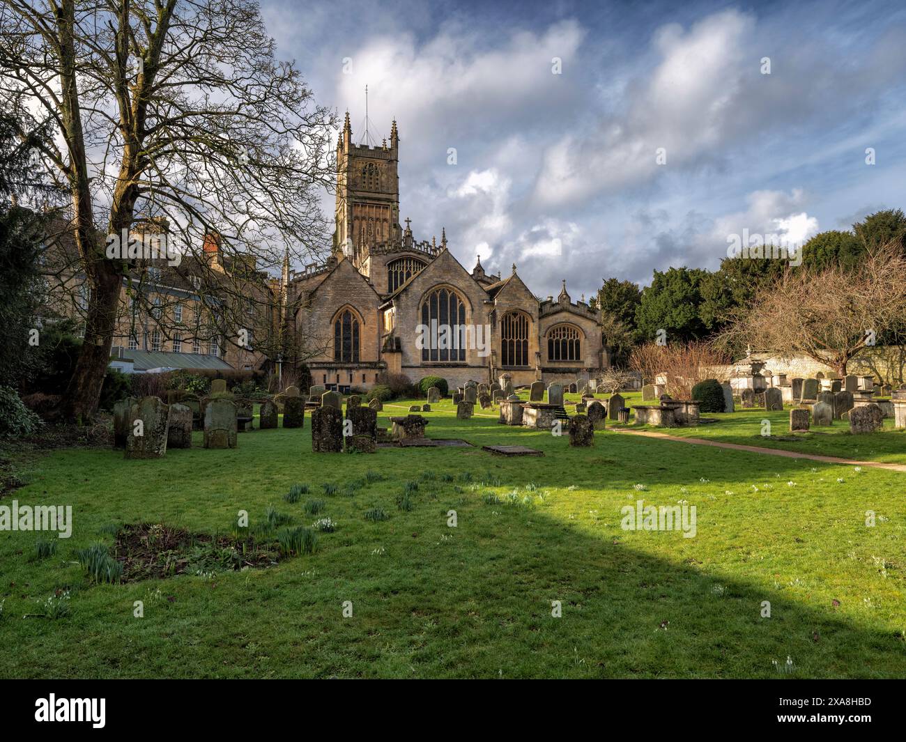 St John the Baptist, the parish church of Cirencester in the cotswolds ...