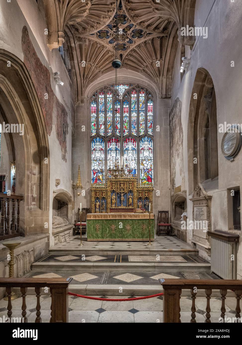 Interior of St John the Baptist, the parish church of Cirencester in ...