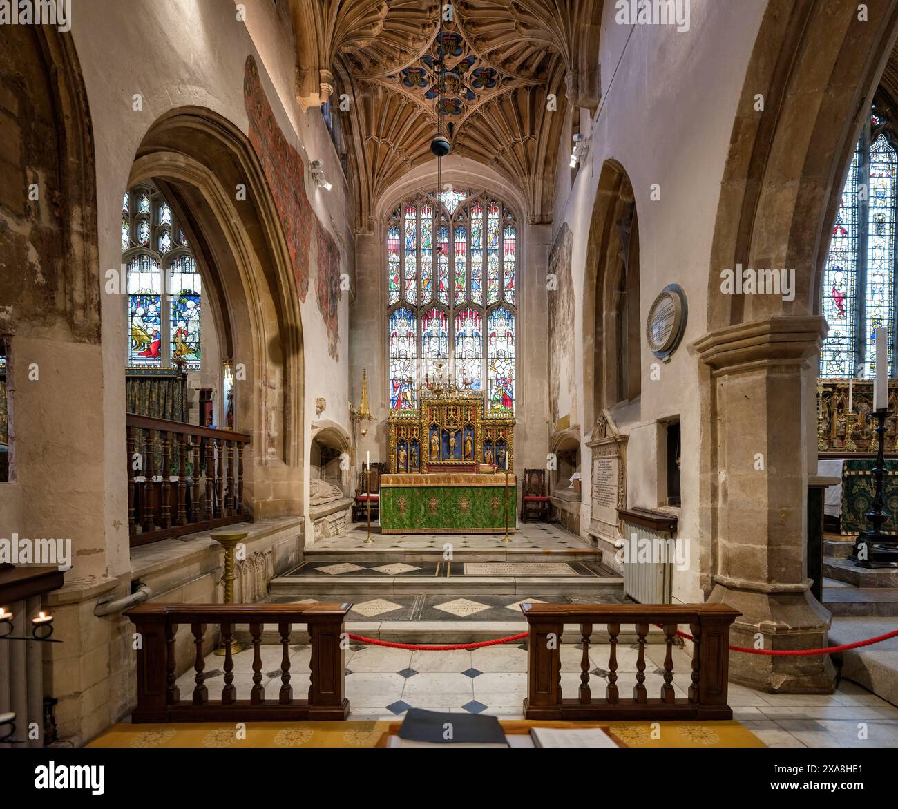 Interior of St John the Baptist, the parish church of Cirencester in ...