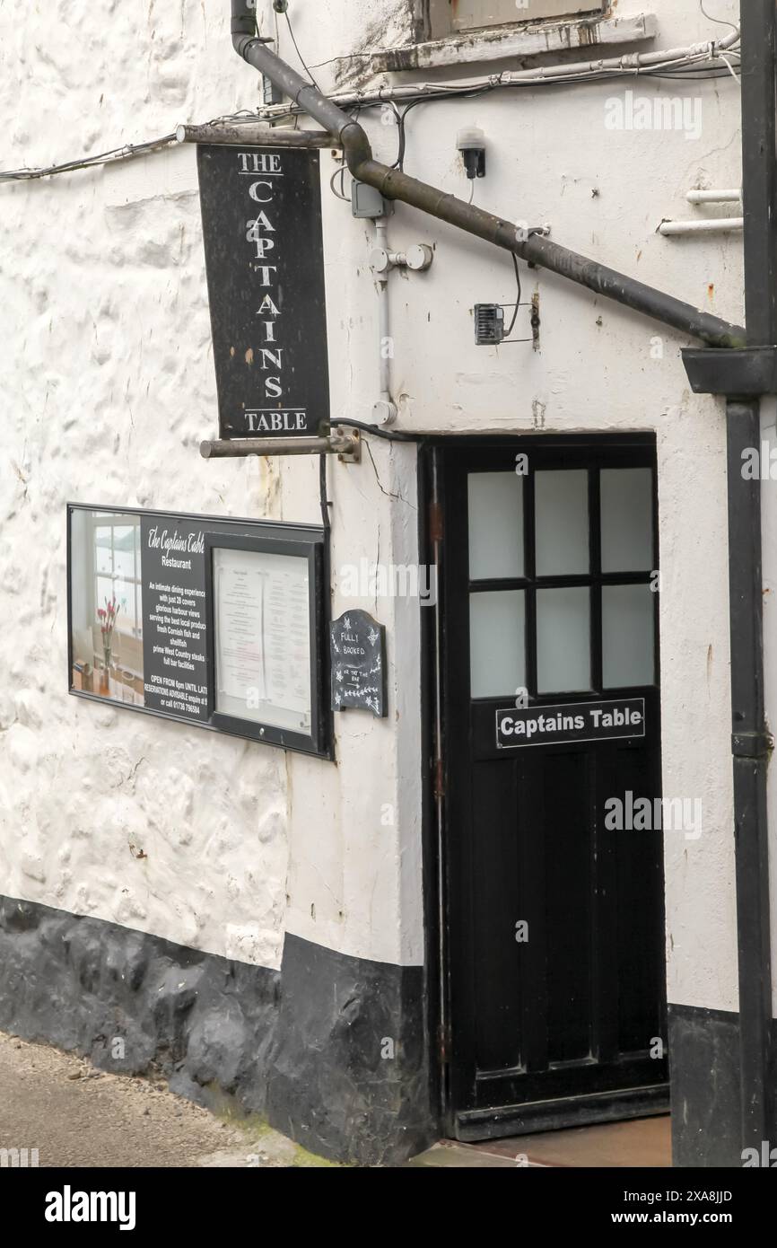 The Captain's Table, Fish Street, St. Ives, Cornwall, England, UK, 2024 Stock Photo - Alamy