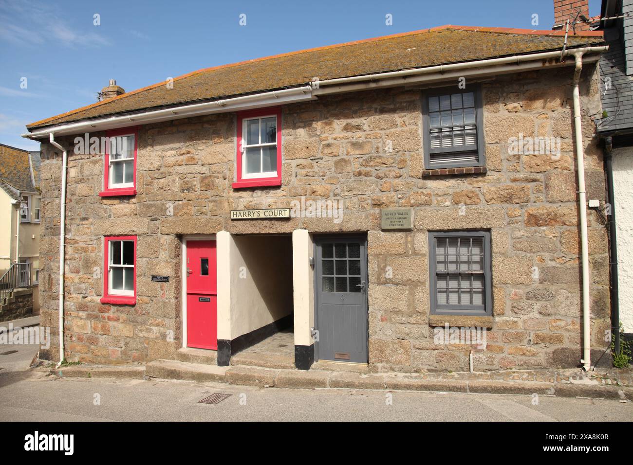 Alfred Wallis house (Artist & Mariner), Harrys Court, St. Ives ...