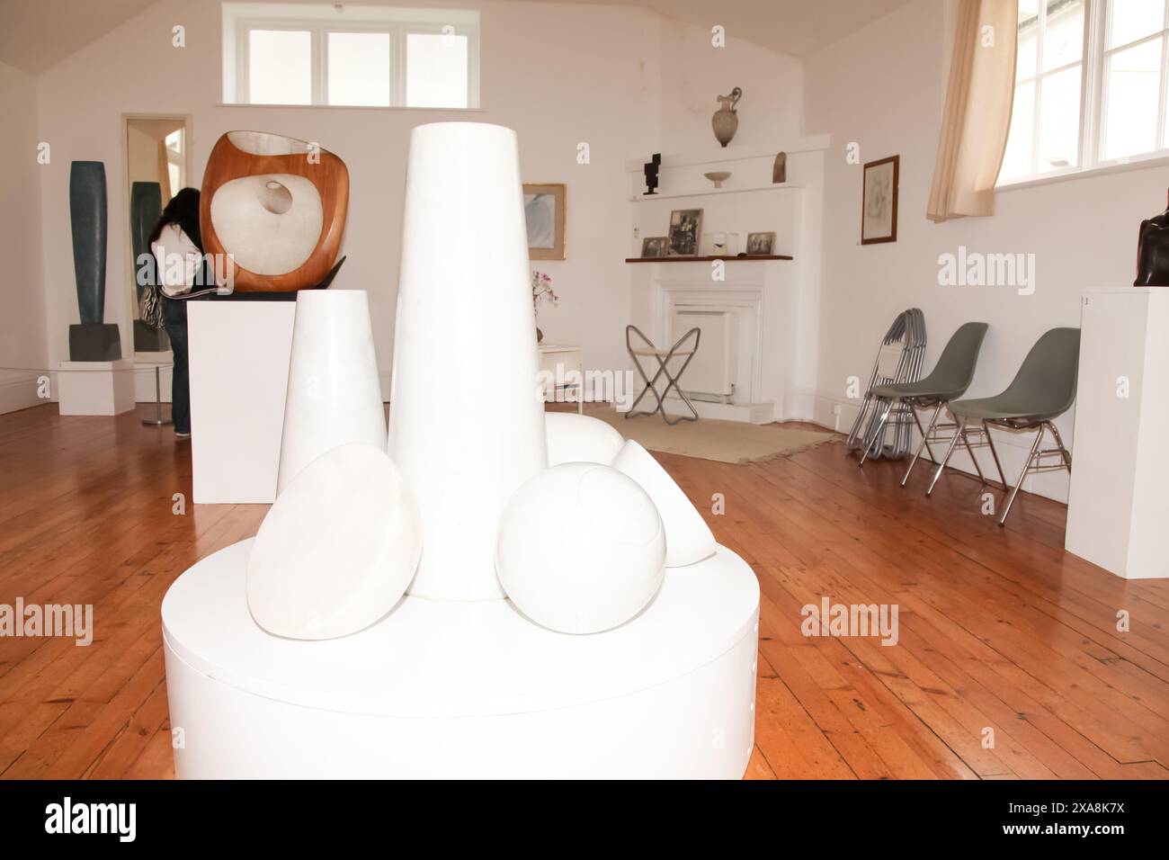 Inside Barbara Hepworth Museum and Sculpture Garden, St. Ives, Cornwall ...