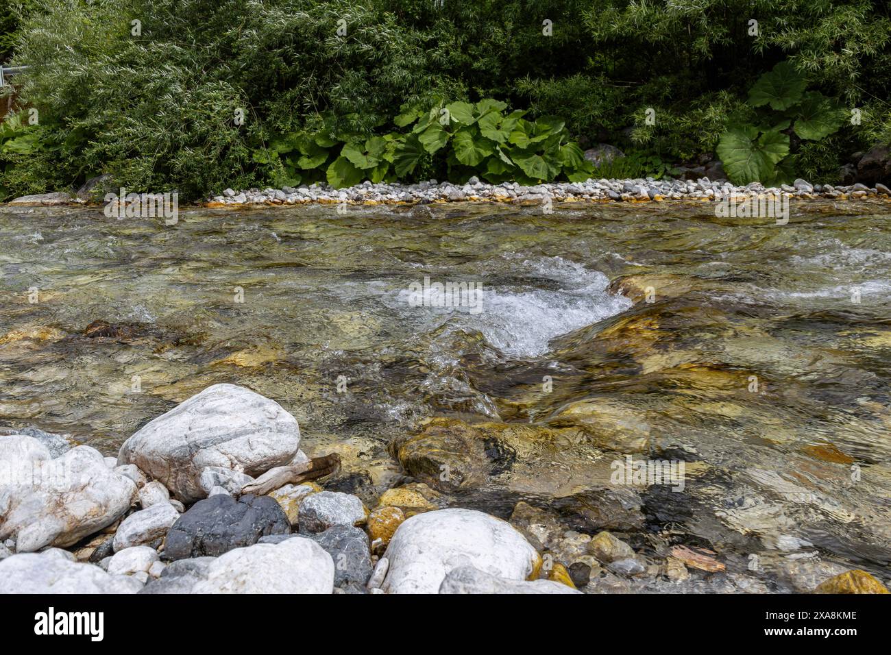 water flow stones river Stock Photo - Alamy