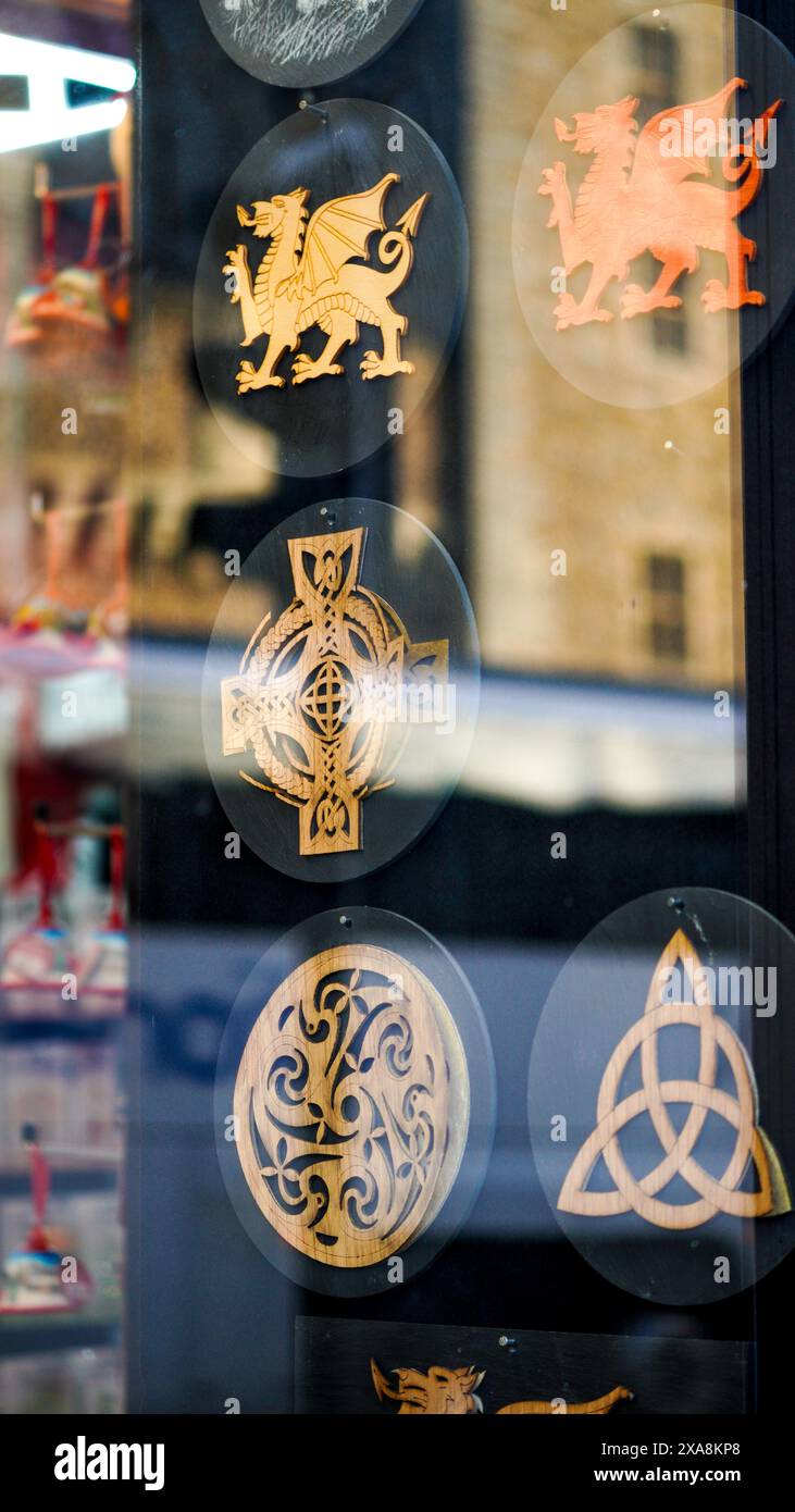 Cardiff, Wales. October 29 2023: City centre shops, opposite Cardiff ...