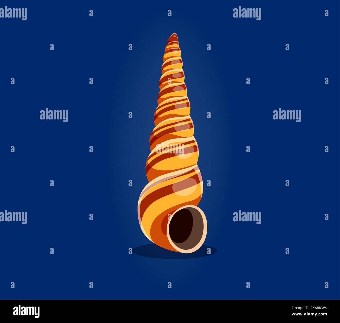 Underwater sea animals font, number 1 as shell or seashell undersea ...