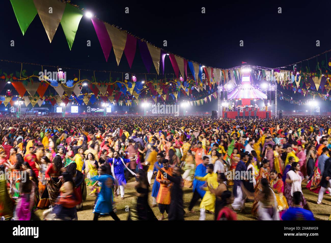 Baroda, India - 17th October 2023: Indian people in traditional sari ...