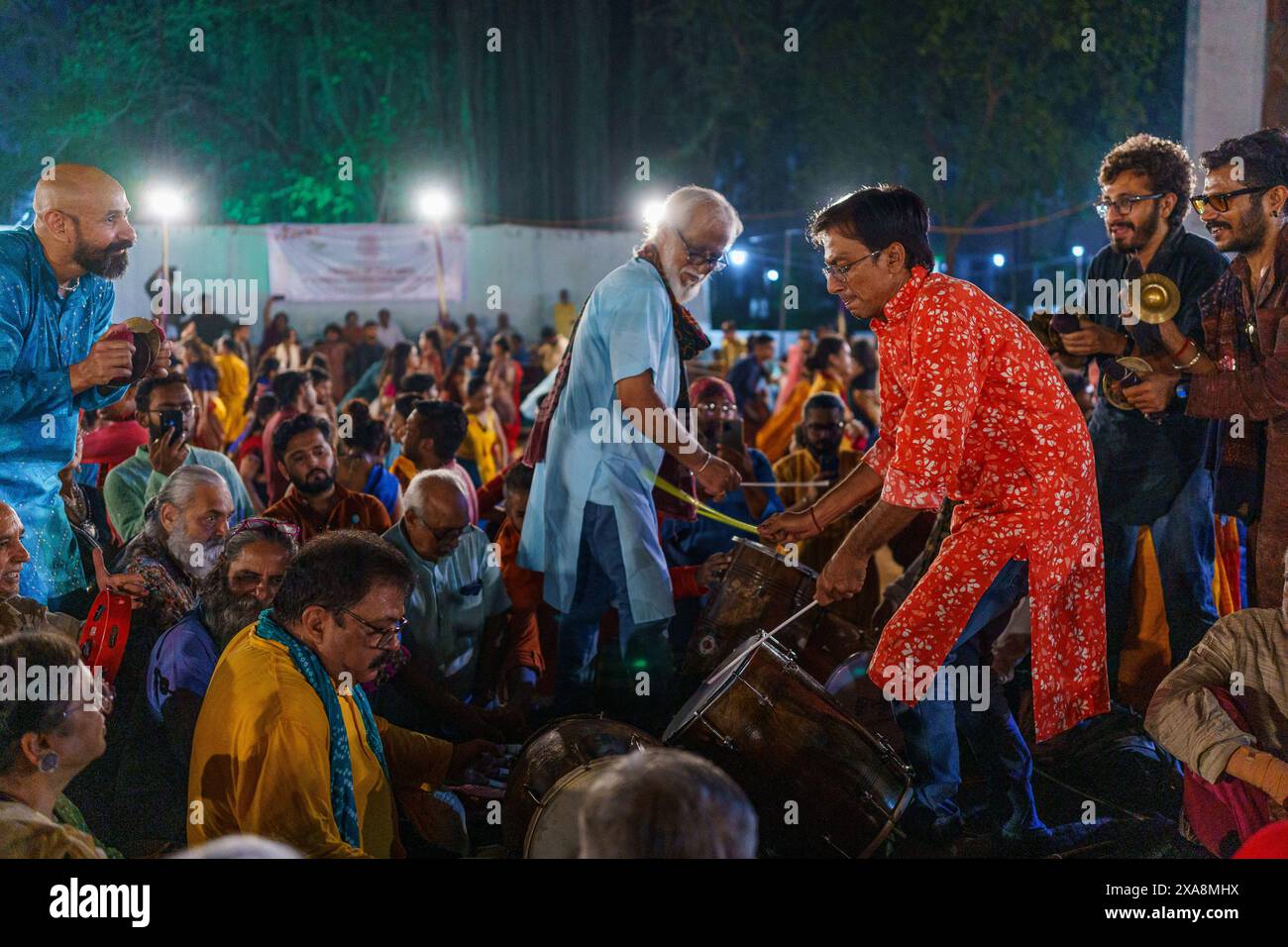 Baroda, India - 17th October 2023: Indian people in traditional sari ...