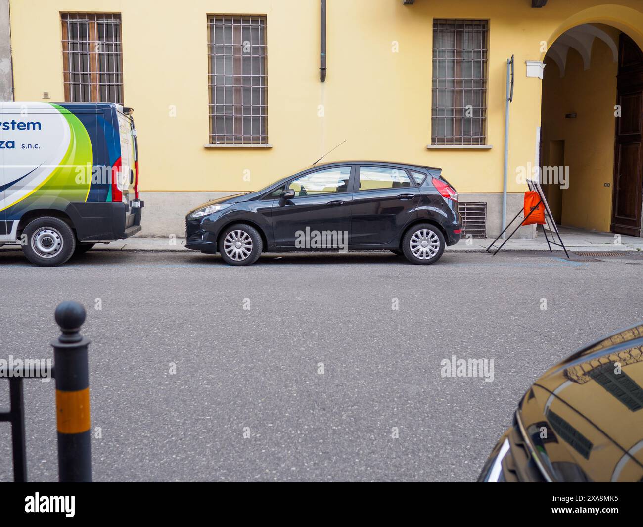 Cremona, Italy - May 27th 2024 Parking spot available in the city ...