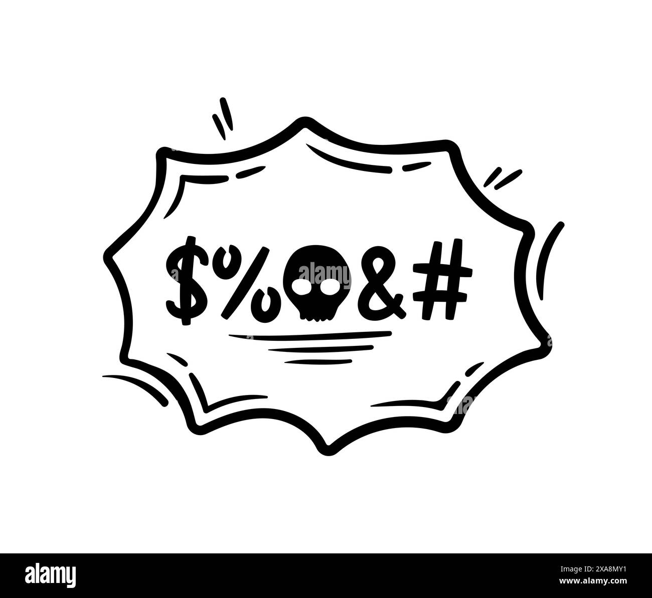 Symbols insult Stock Vector Images - Alamy