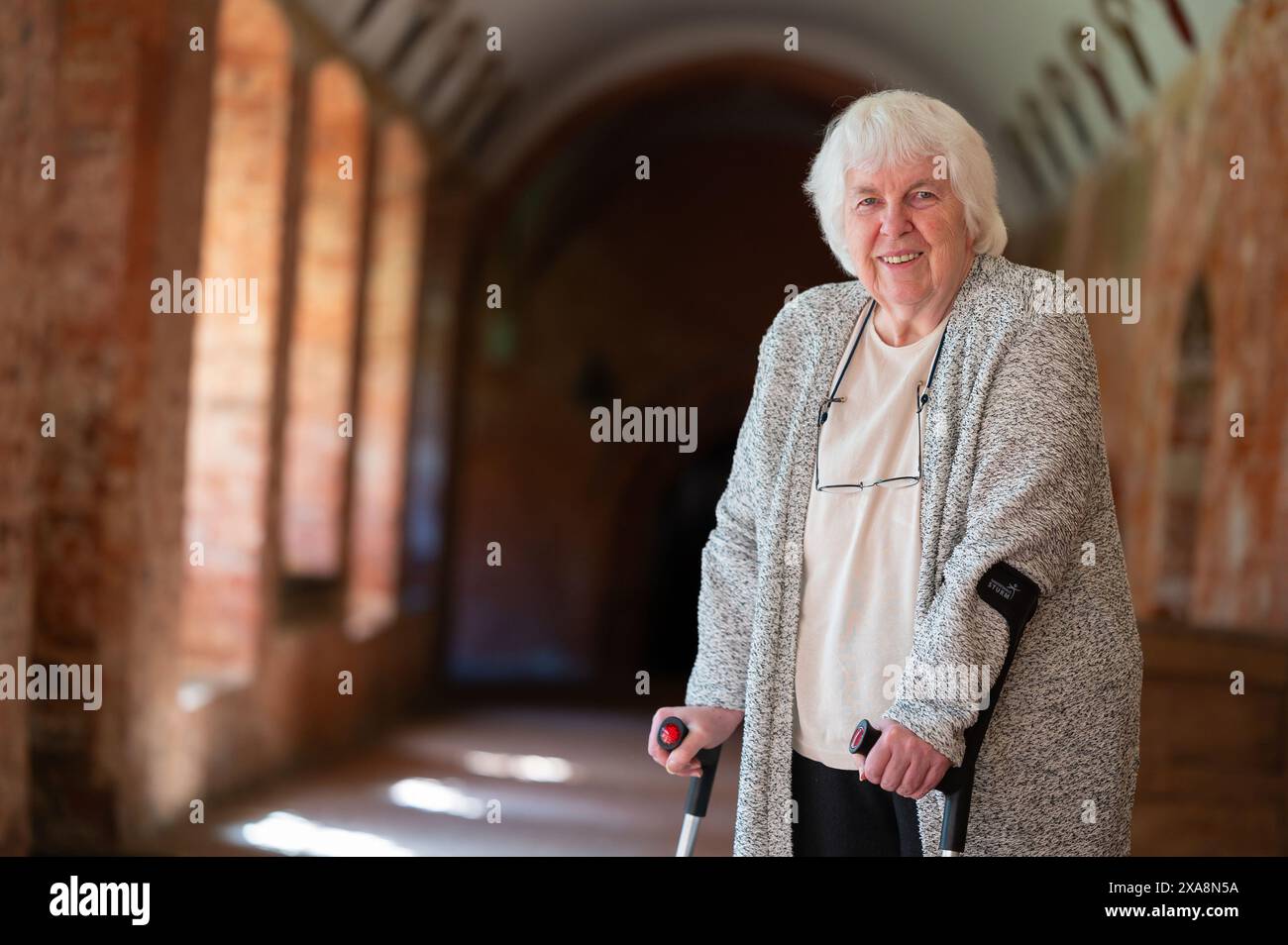Ebstorf, Germany. 15th May, 2024. Erika Krüger, abbess at Ebstorf ...