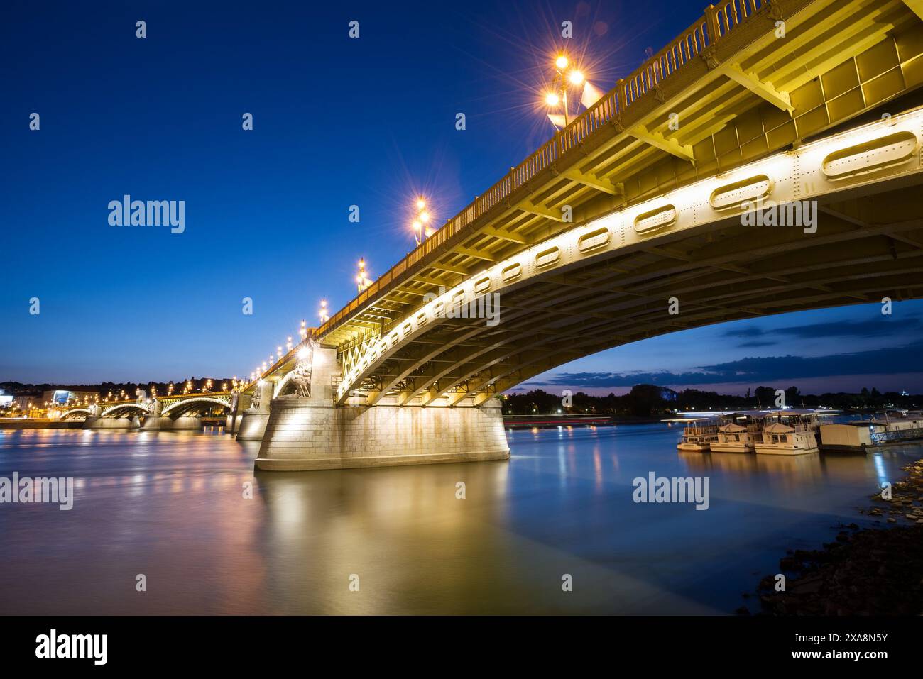 Margaret bridge danube hi-res stock photography and images - Alamy