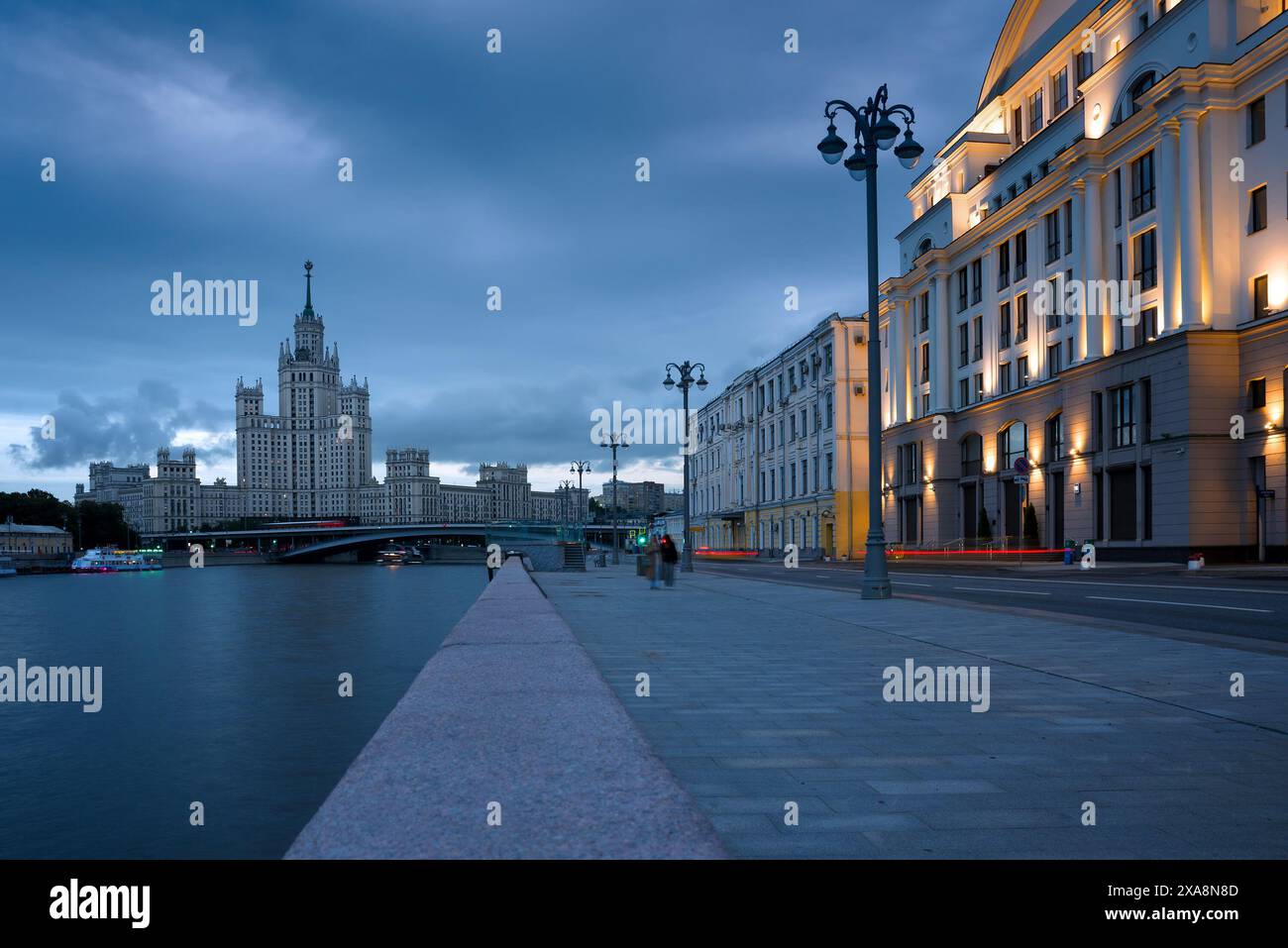 Moscow night view hi-res stock photography and images - Alamy