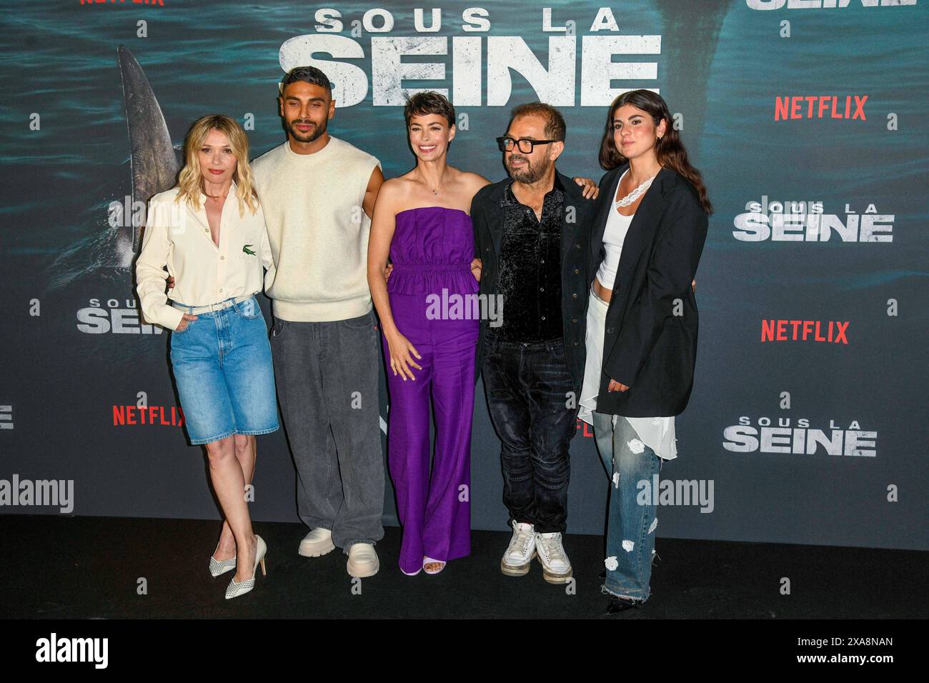 Paris, France. 04th June, 2024. Anne Marivin, Nassim Lyes, Berenice ...