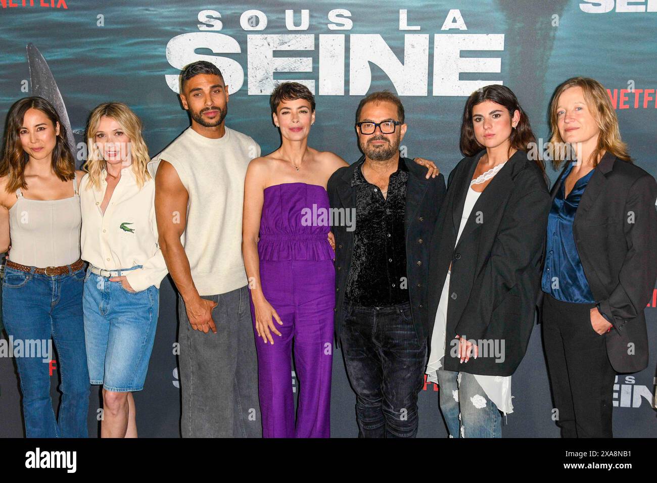 Paris, France. 04th June, 2024. A guest, Narisa Morimoto, Anne Marivin, Nassim Lyes, Berenice ...