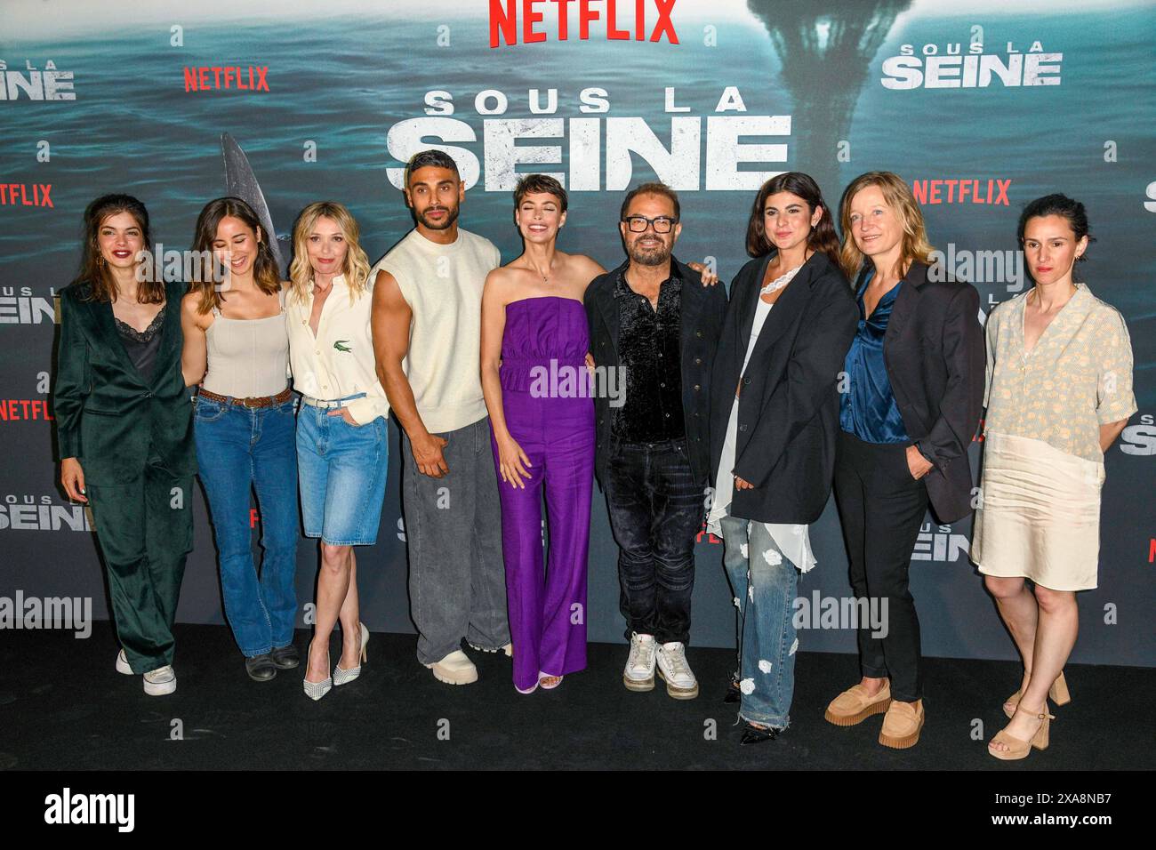 Paris, France. 04th June, 2024. A guest, Narisa Morimoto, Anne Marivin, Nassim Lyes, Berenice ...