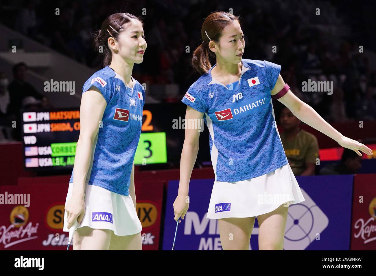 Jakarta, Indonesia. 5th June, 2024. Nami Matsuyama (JPN), Chiharu Shida (JPN) Badminton : KAPAL ...