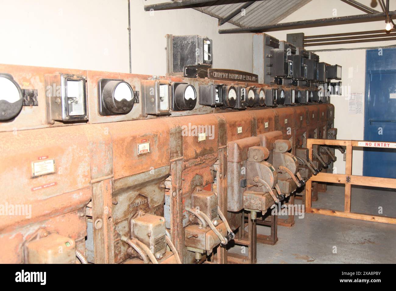 Crompton Parkinson electrical equipment, Geevor Tin Mine Museum ...