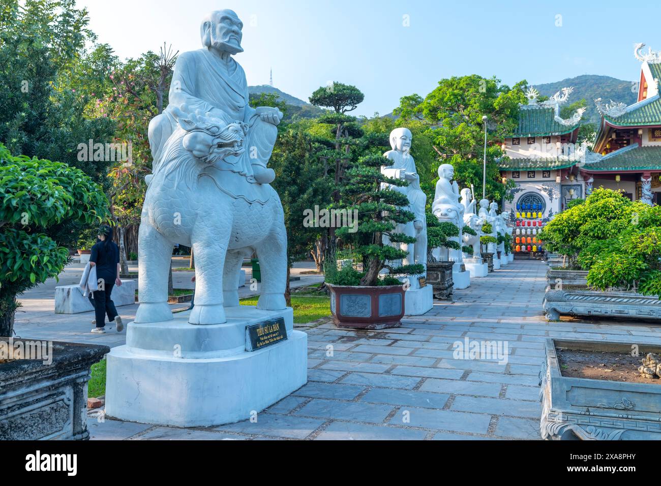 Da Nang, Vietnam - April 15th, 2024: Lady Buddha statue at the Linh Ung ...