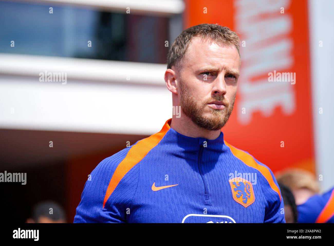 ZEIST, NETHERLANDS - JUNE 5: Mark Flekken of The Netherlands lo during ...