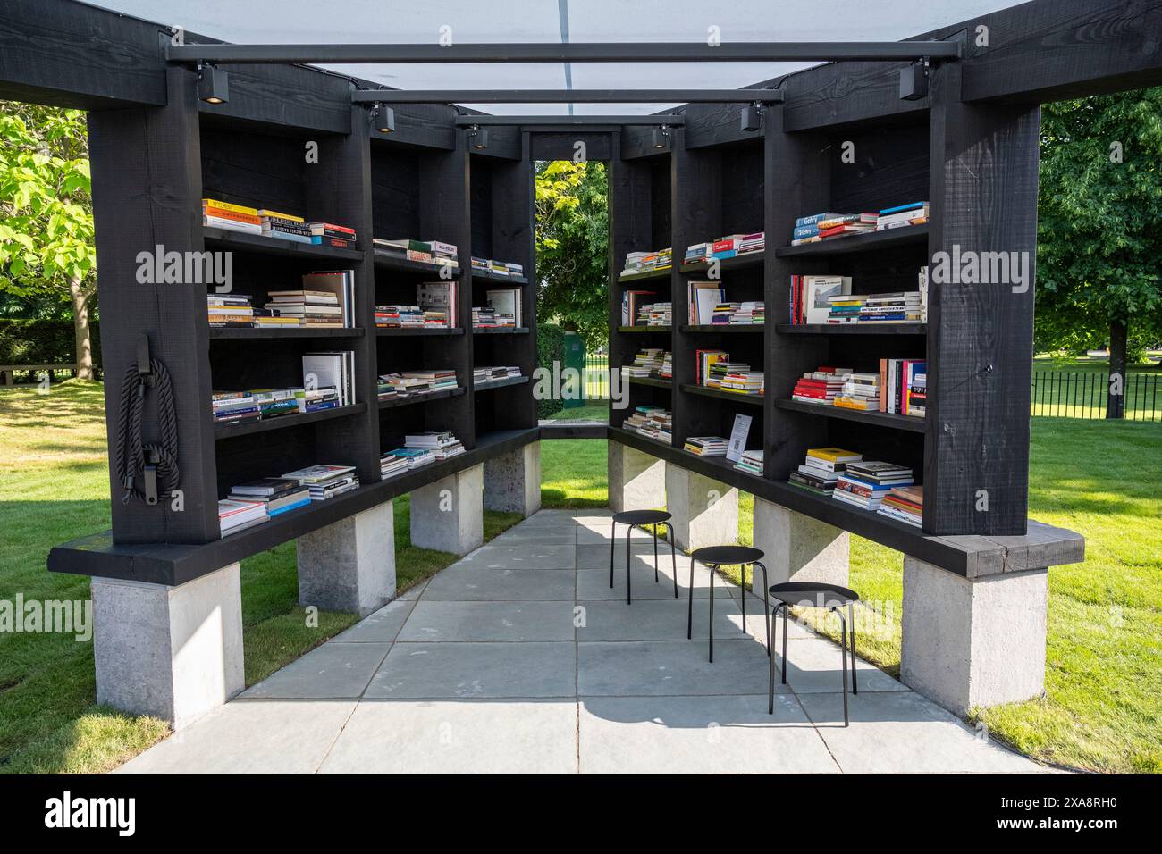 London, UK. 5 June 2024. Opening of the 23rd Serpentine Pavilion, ‘Archipelagic Void’, designed ...