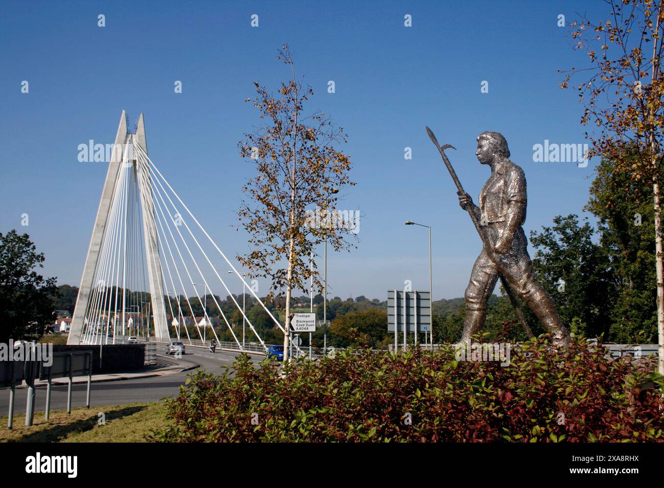 The Chartist Bridge over the Sirhowy Valley at Blackwood was designed ...