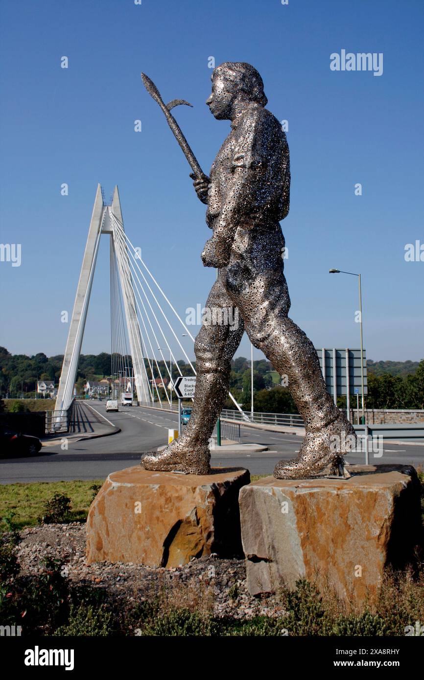 The Chartist Bridge over the Sirhowy Valley at Blackwood was designed ...