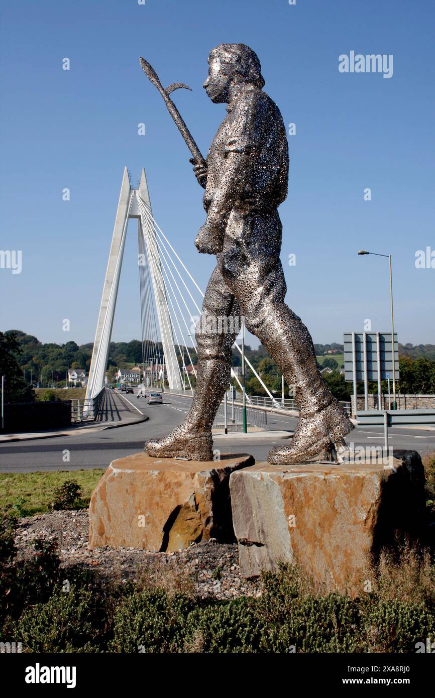 The Chartist Bridge over the Sirhowy Valley at Blackwood was designed ...