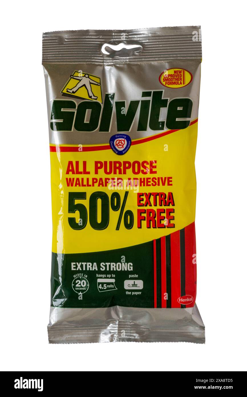 Solvite all purpose wallpaper adhesive hi-res stock photography and ...